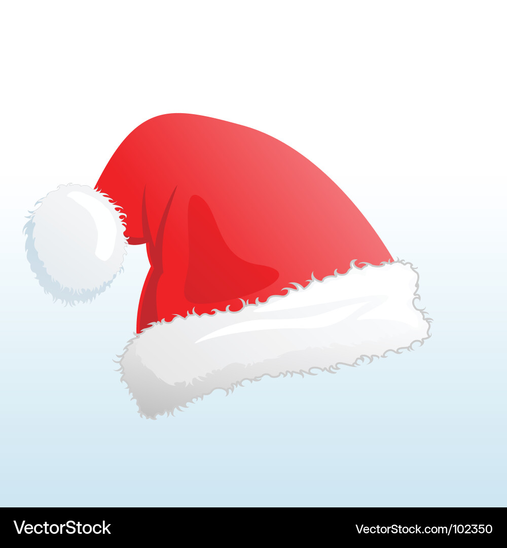 Santa hat Royalty Free Vector Image - VectorStock