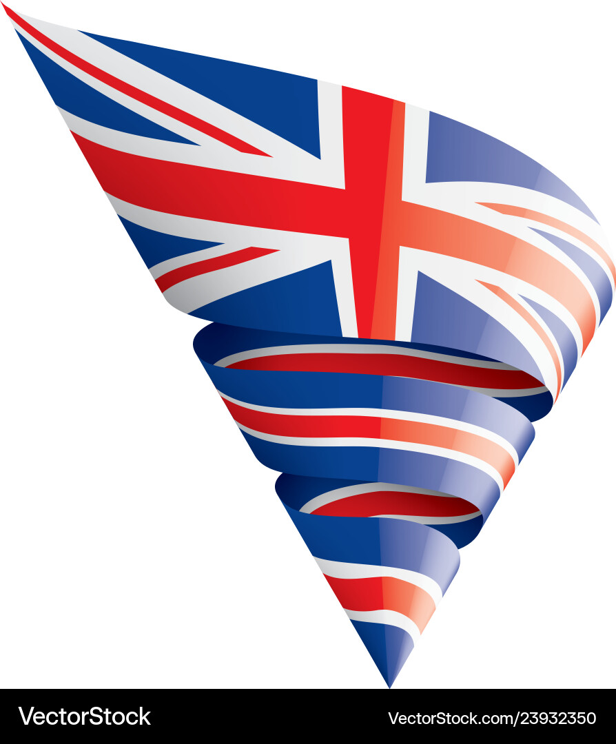 United kingdom flag Royalty Free Vector Image - VectorStock