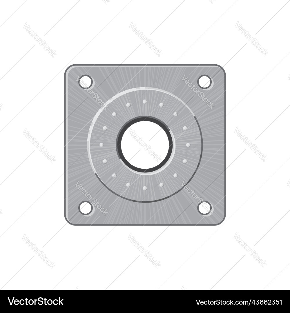 Car detail mounting bracket connector isolate icon
