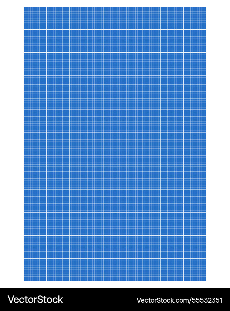 Graph paper printable millimeter grid Royalty Free Vector