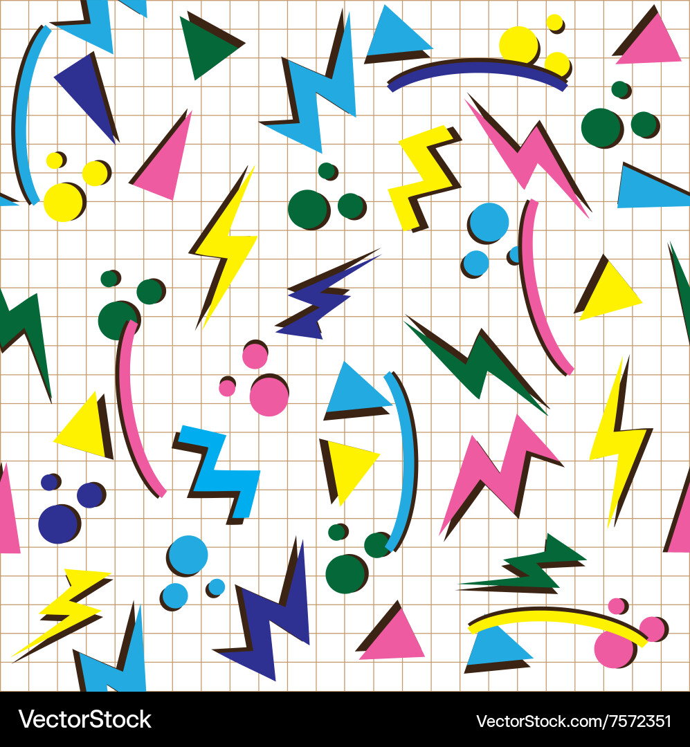 Retro Geometric Pattern Royalty Free Vector Image