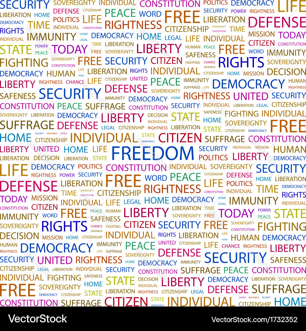 Freedom Royalty Free Vector Image - VectorStock