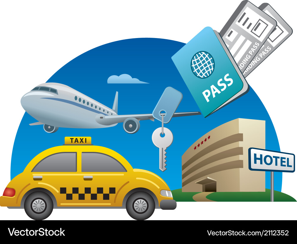 Travel service Royalty Free Vector Image - VectorStock