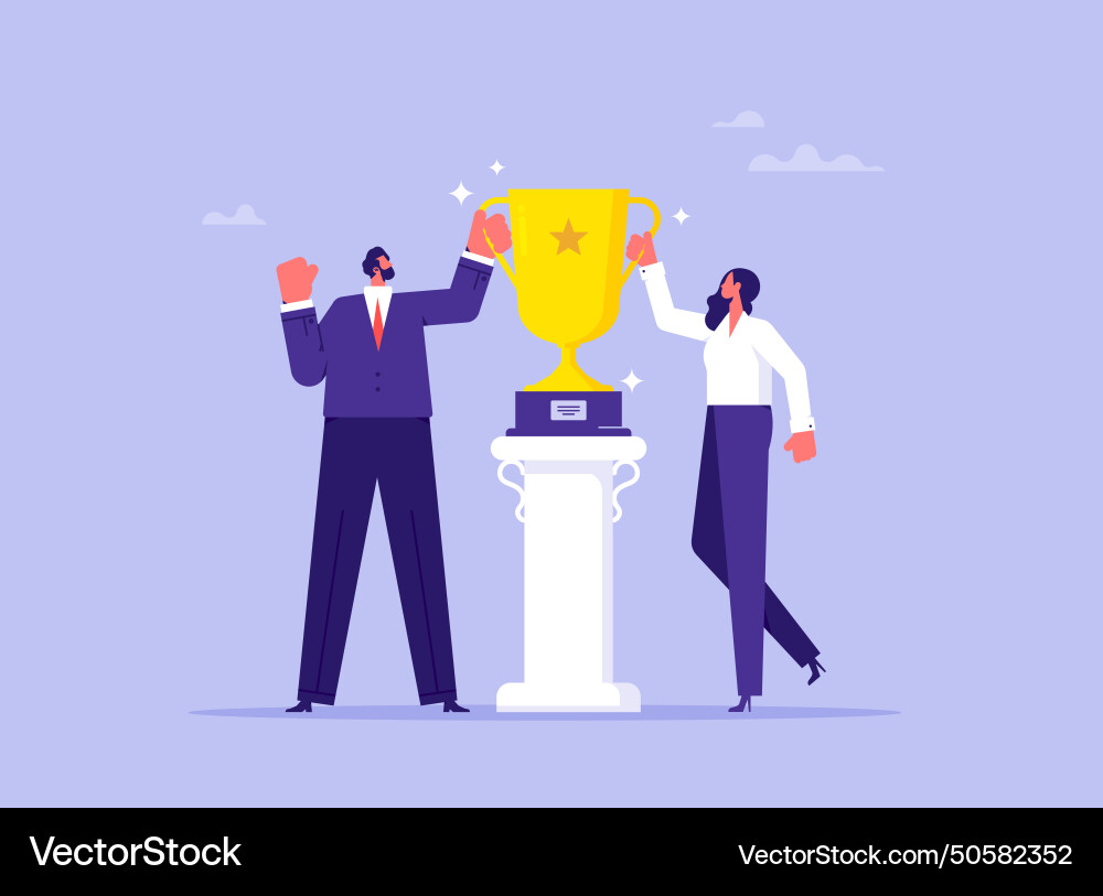 Win-win strategy solution concept Royalty Free Vector Image