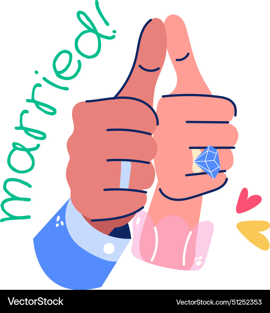 Married Royalty Free Vector Image - VectorStock