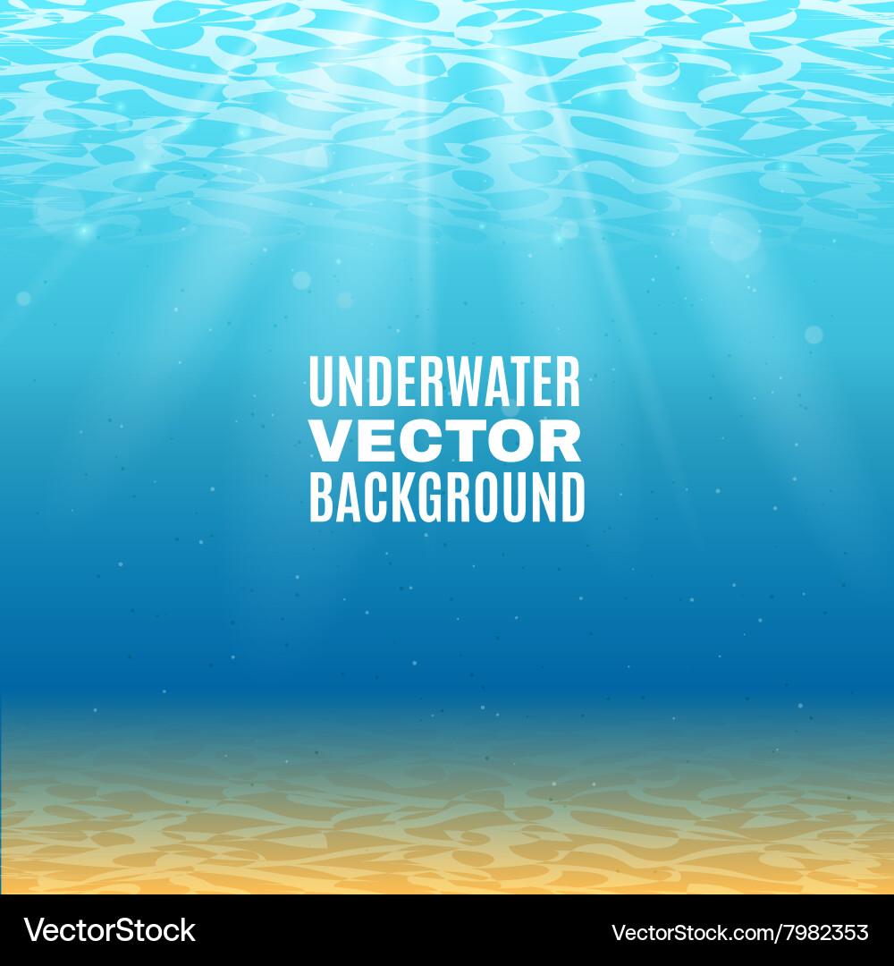 Underwater background Royalty Free Vector Image
