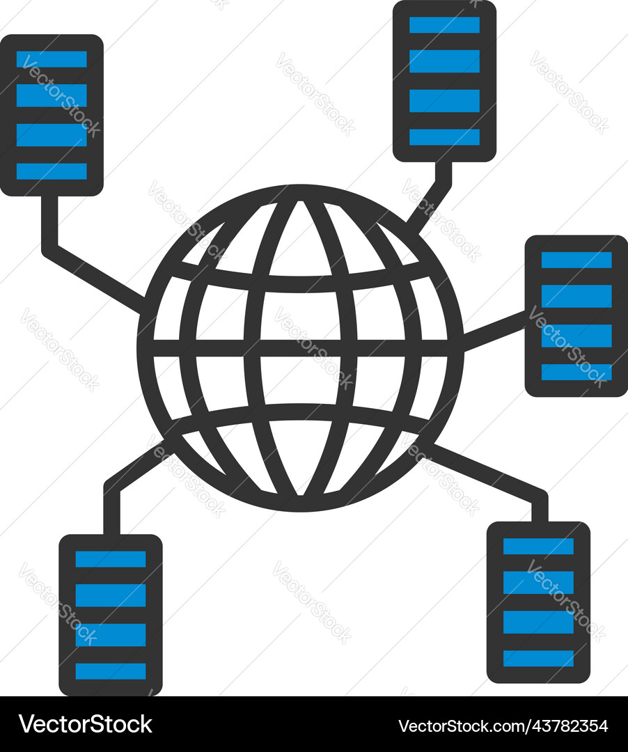 Big data icon Royalty Free Vector Image - VectorStock