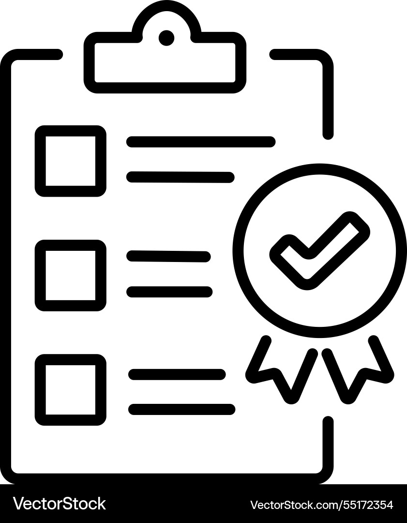 Quality check Royalty Free Vector Image - VectorStock