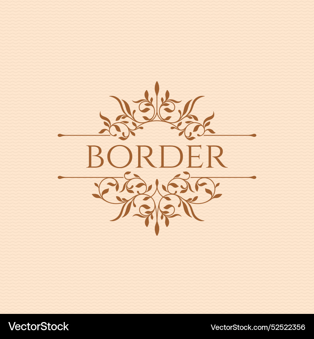 Border frame Royalty Free Vector Image - VectorStock