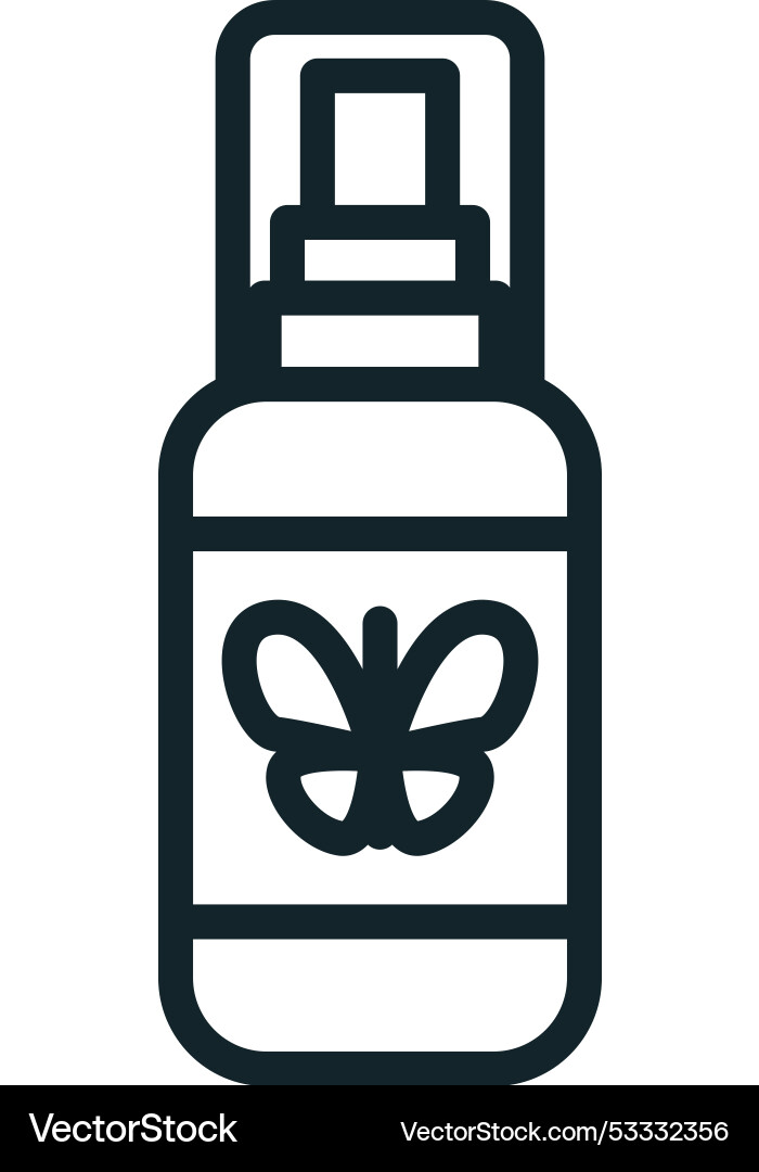 Insect repellent spray protecting from mosquitoes Vector Image