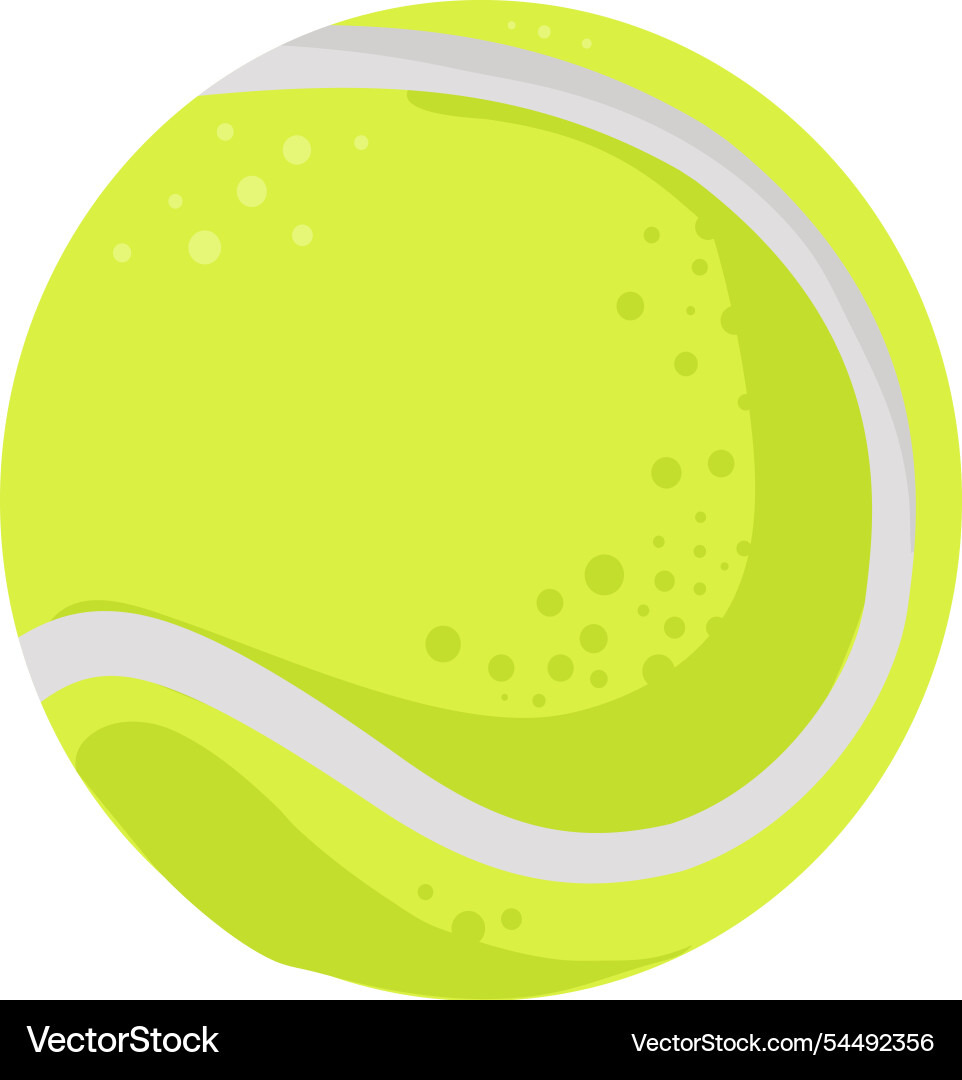 Tennis ball Royalty Free Vector Image - VectorStock