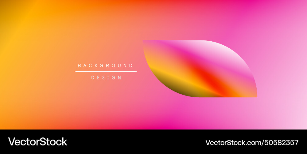 Bright color circle and round element minimal Vector Image