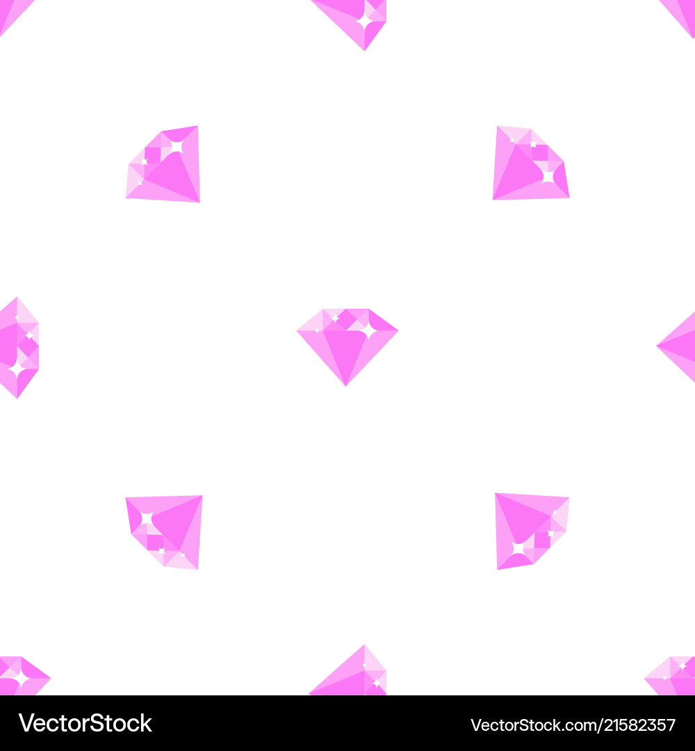 Diamond pattern on white background Royalty Free Vector