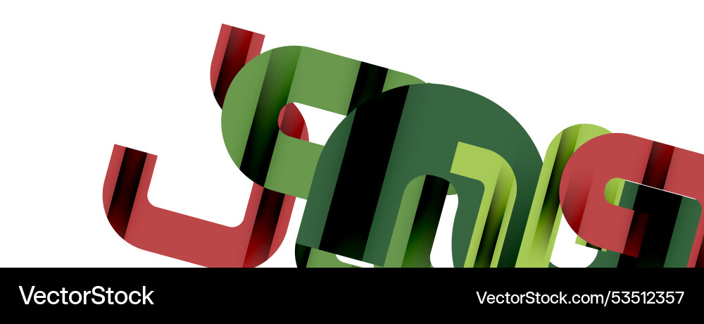 Lines abstract letter style design background Vector Image