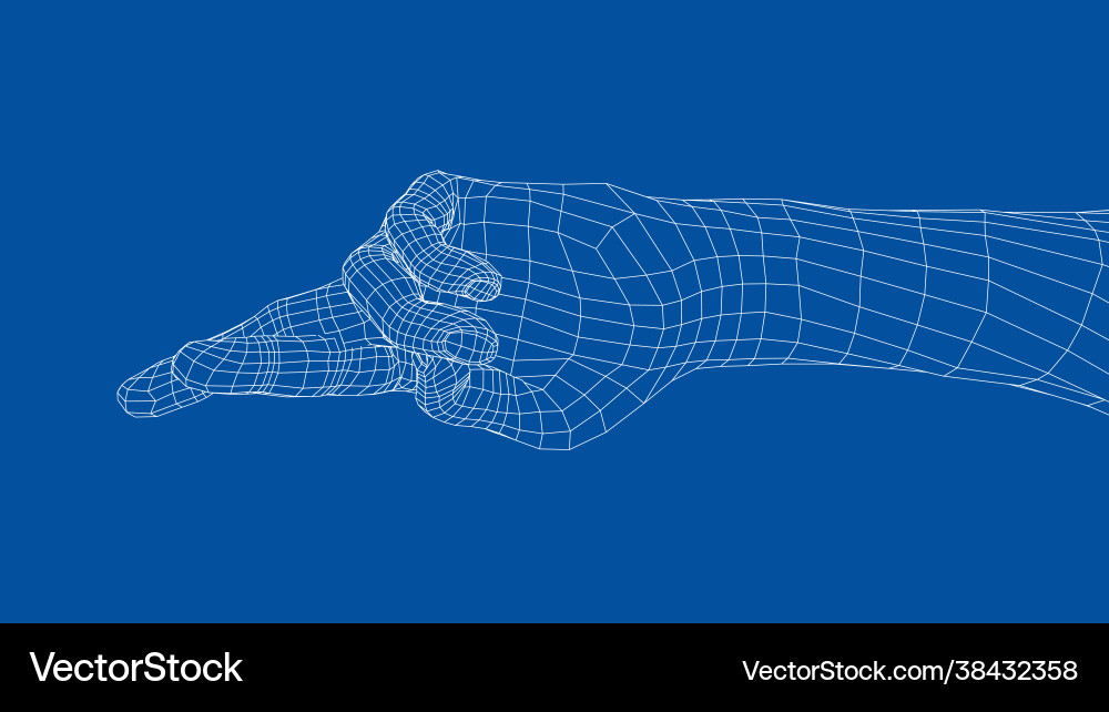 Fingers crossed Royalty Free Vector Image - VectorStock