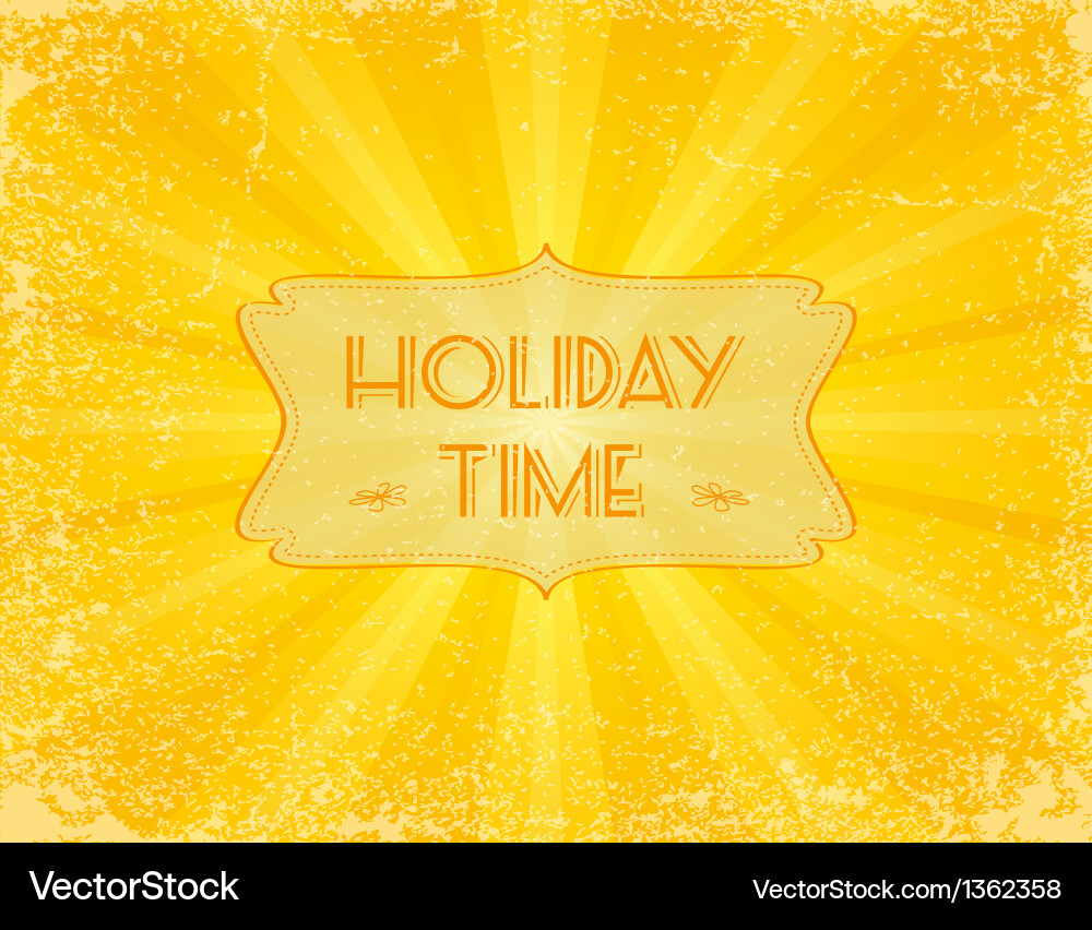 Golden Sunbeam Background Royalty Free Vector Image