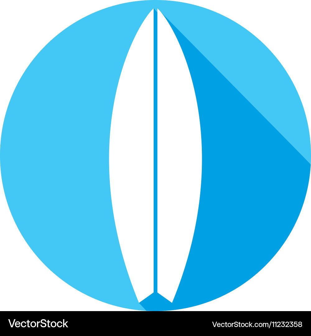 Surfboard icon Royalty Free Vector Image - VectorStock