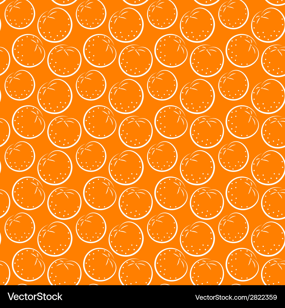 Seamless orange Royalty Free Vector Image - VectorStock