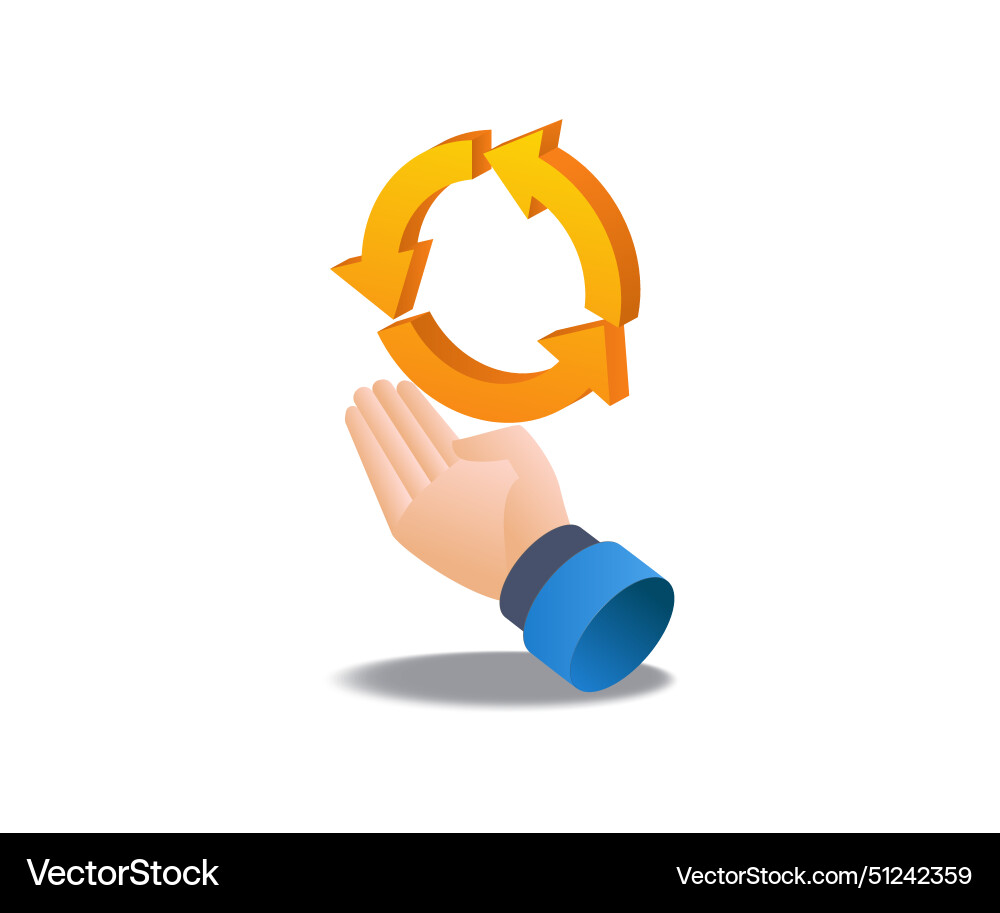 Skillful hand repetition infographic flat Vector Image