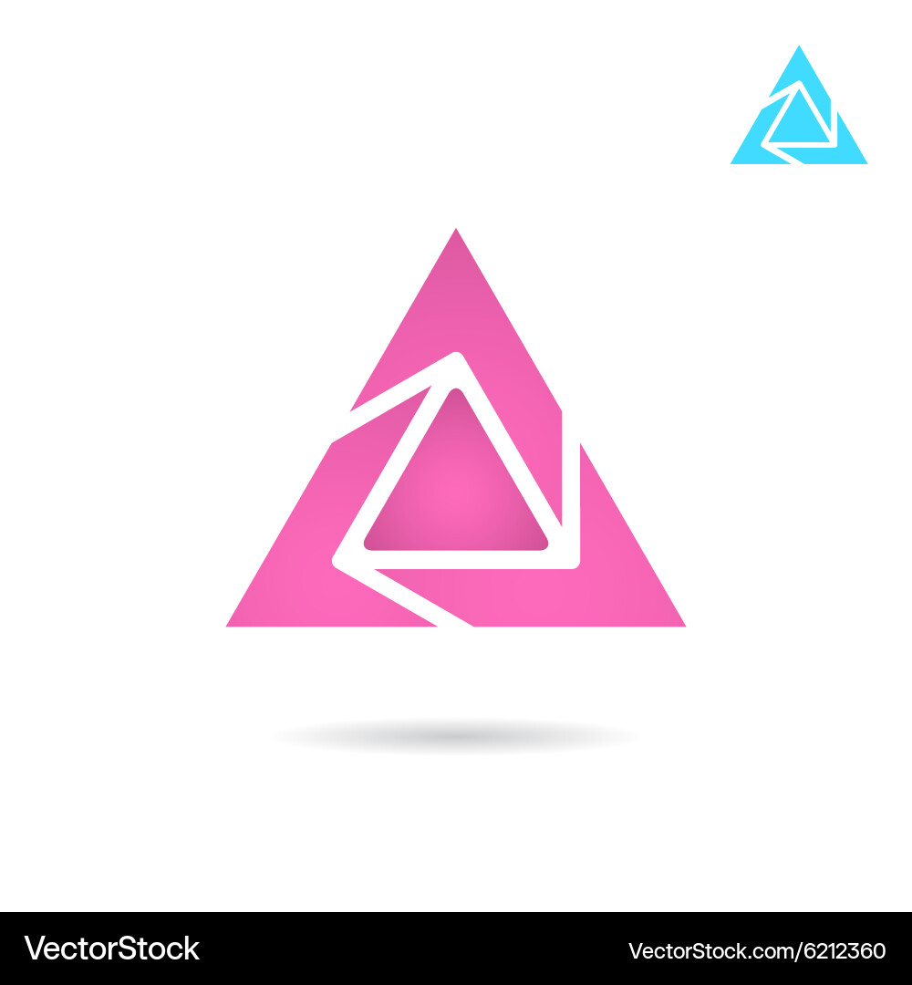 Delta letter logo Royalty Free Vector Image - VectorStock