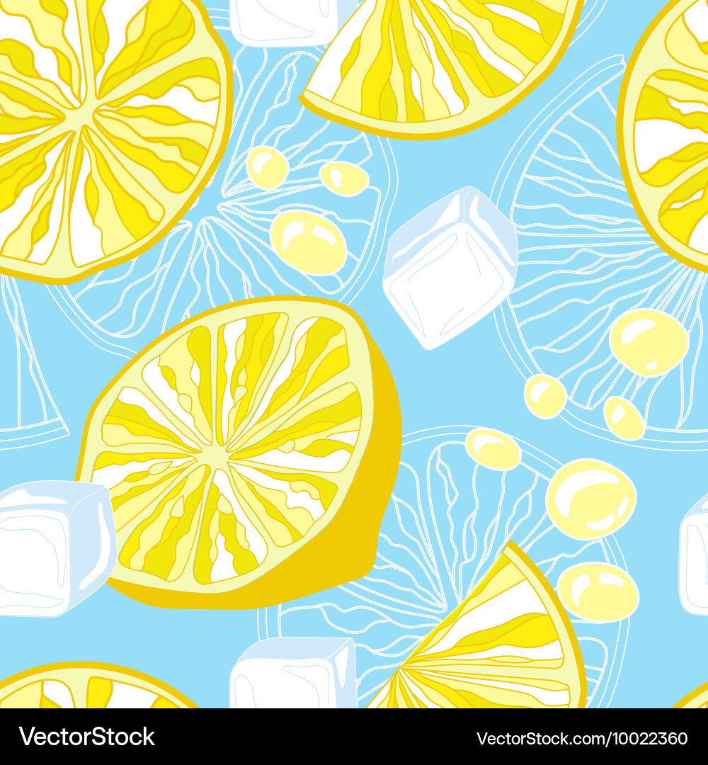 Lemonade Texture - Citrus Splash Royalty Free Vector Image