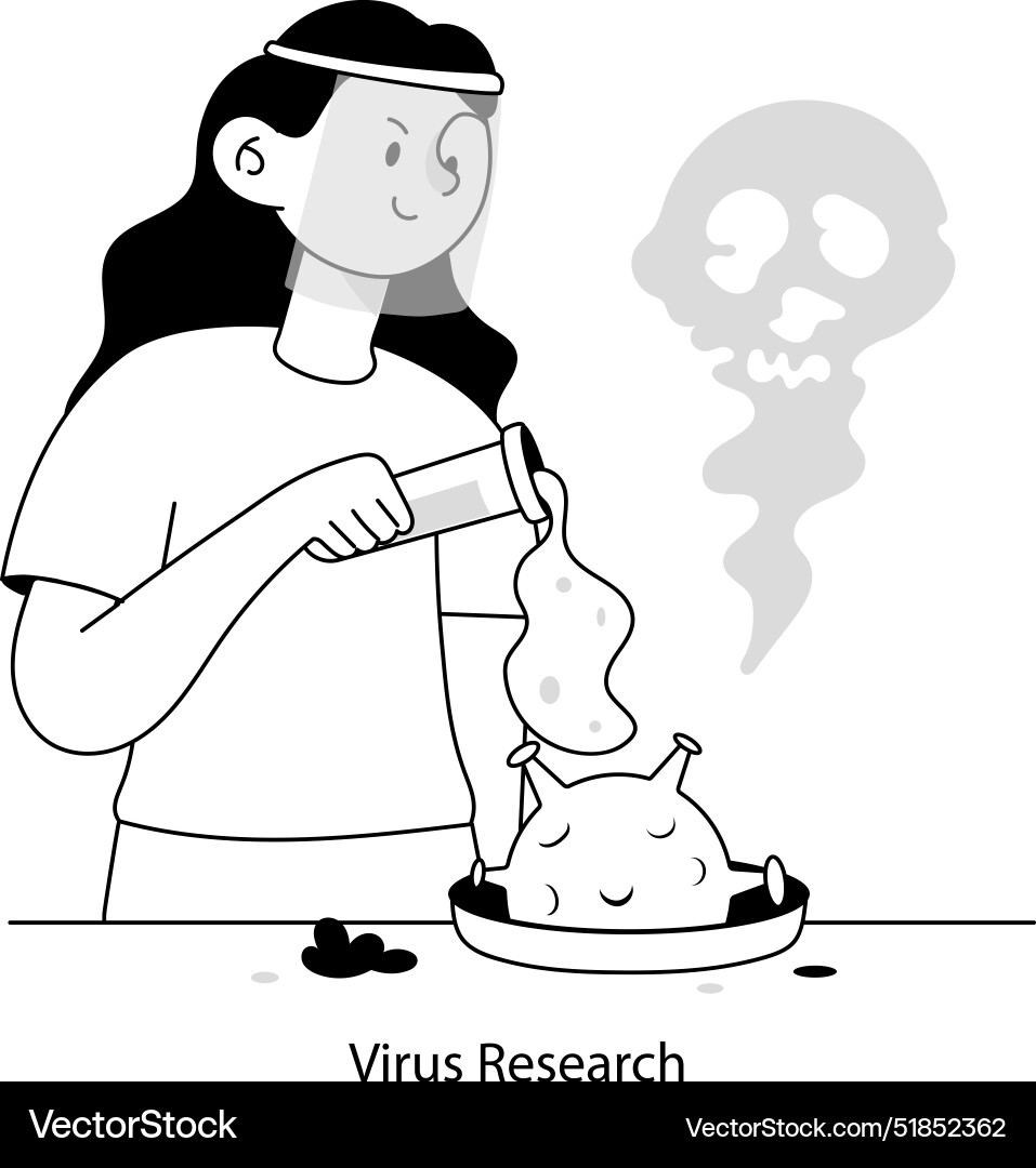 Basic rgba doodle mini of neurology Royalty Free Vector