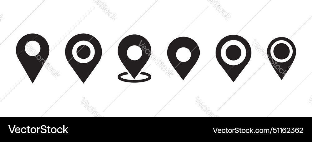 Pin location icon stock Royalty Free Vector Image