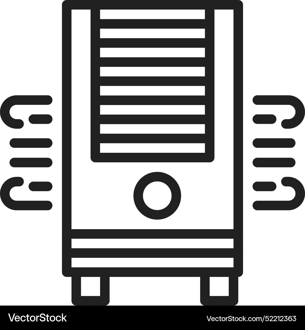 Air purifier icon image Royalty Free Vector Image