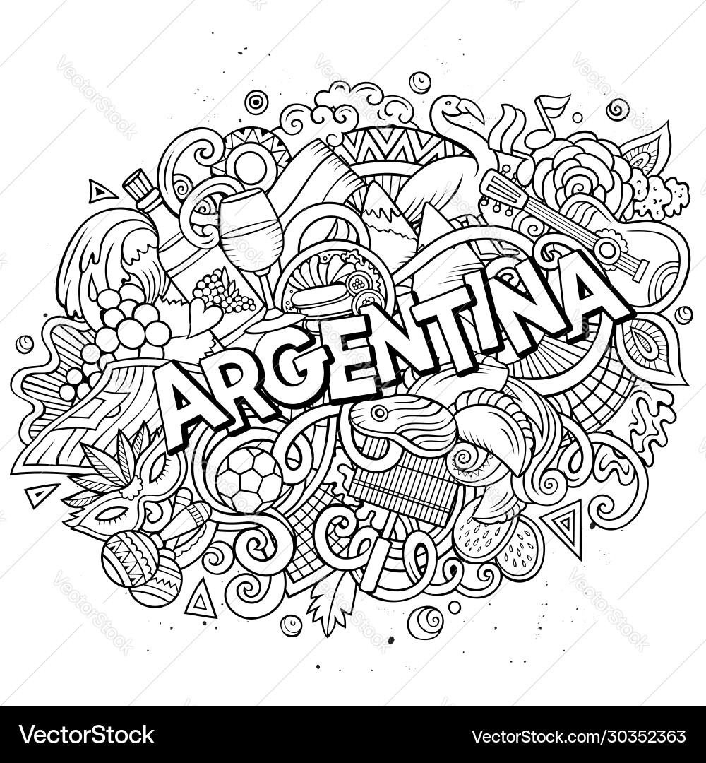 Argentina Culture Cartoon Vector Images (over 260)