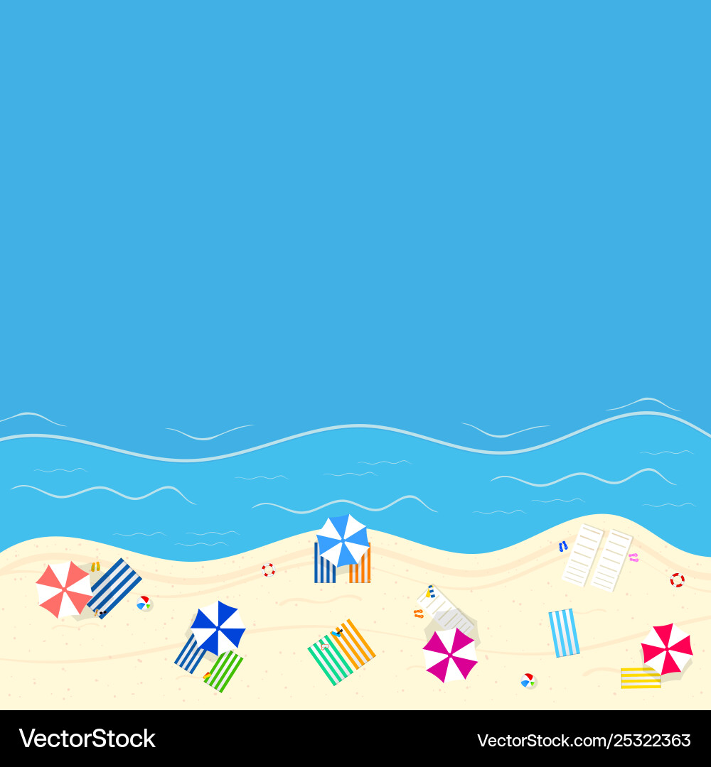Beach Royalty Free Vector Image - VectorStock