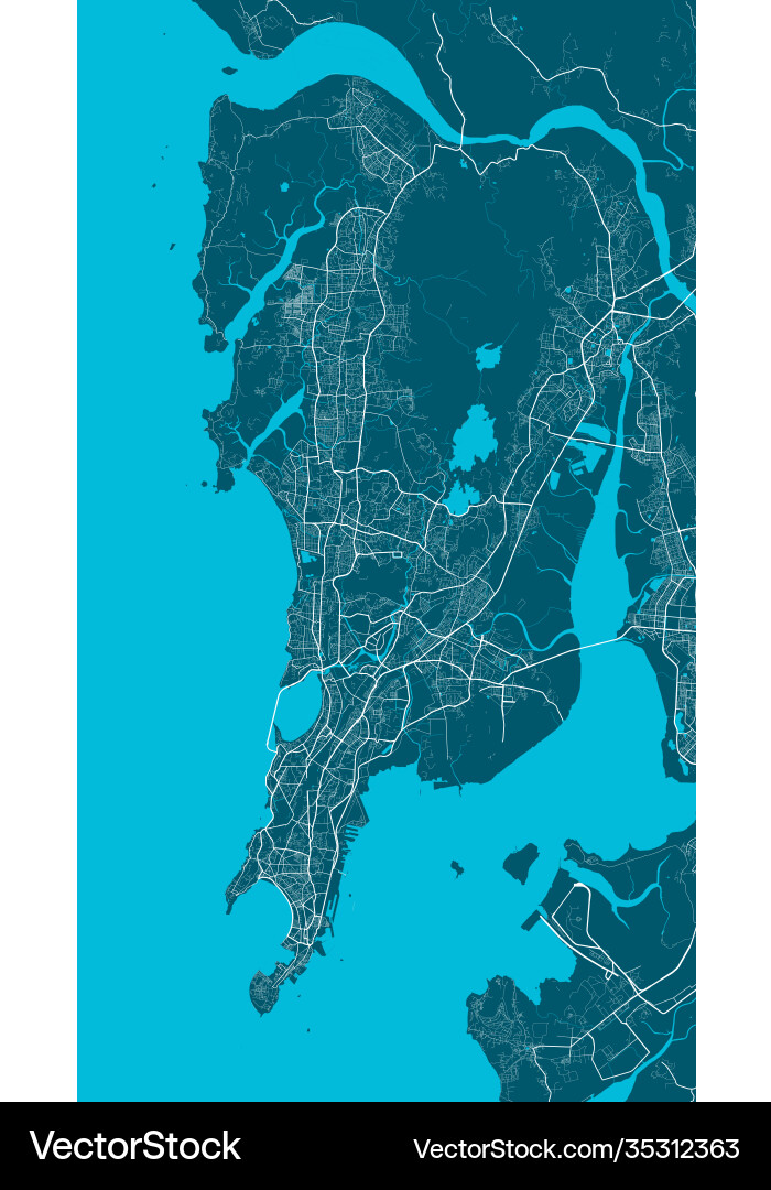 Mumbai Outline Map Vector Images (over 220)