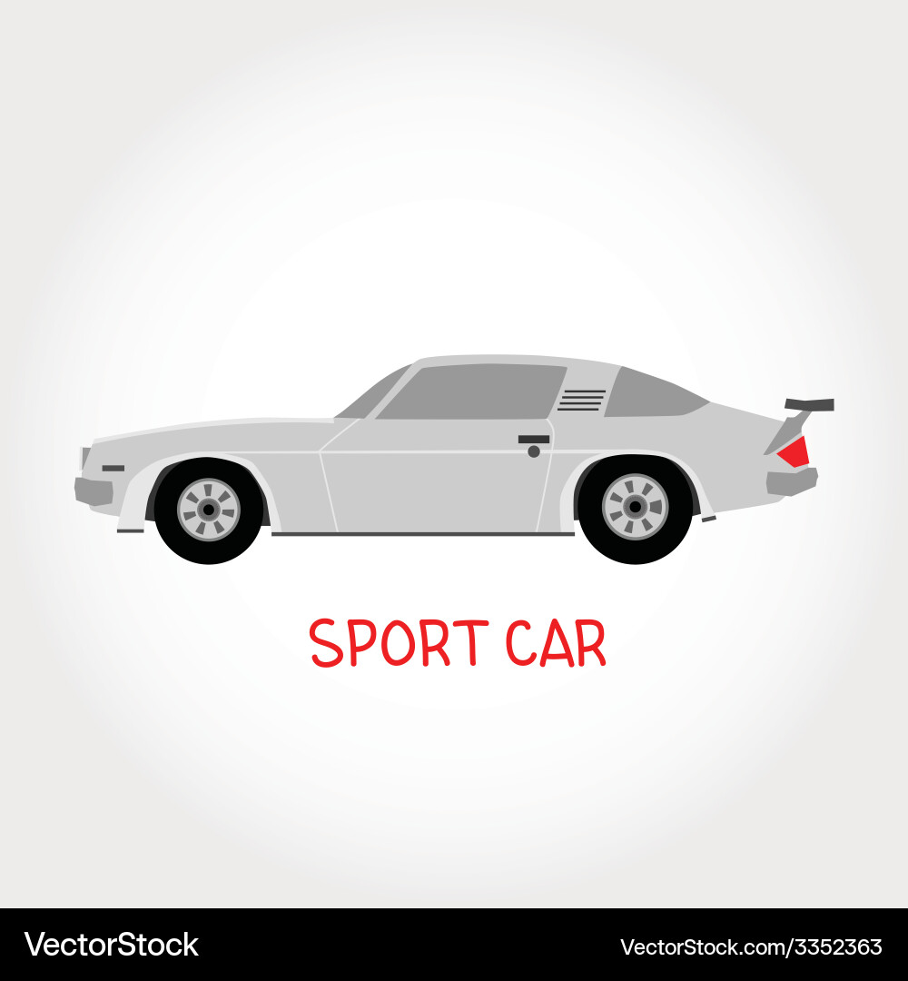 Sport car Royalty Free Vector Image - VectorStock