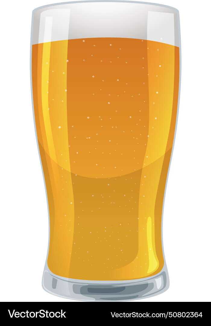 A full pint of beer Royalty Free Vector Image - VectorStock