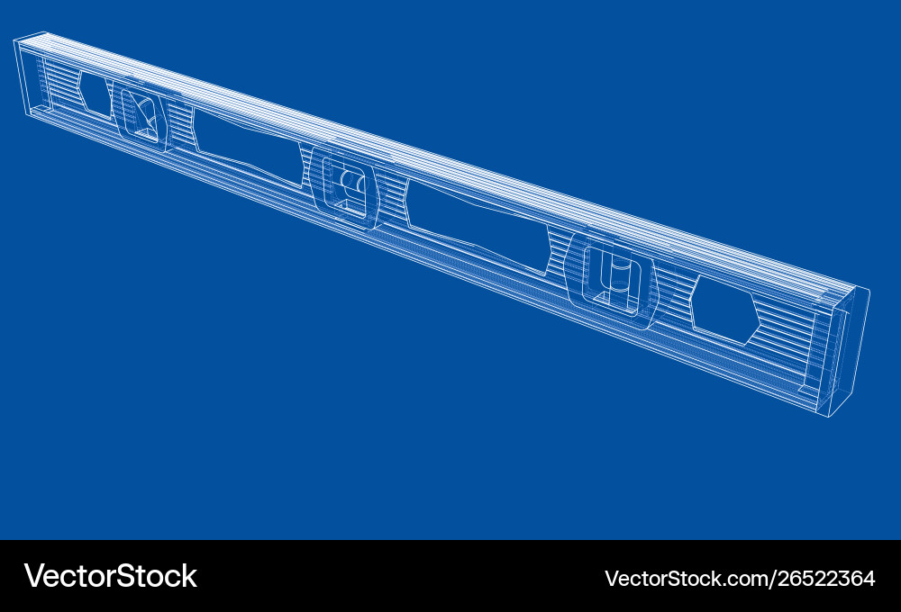 Outline building level Royalty Free Vector Image