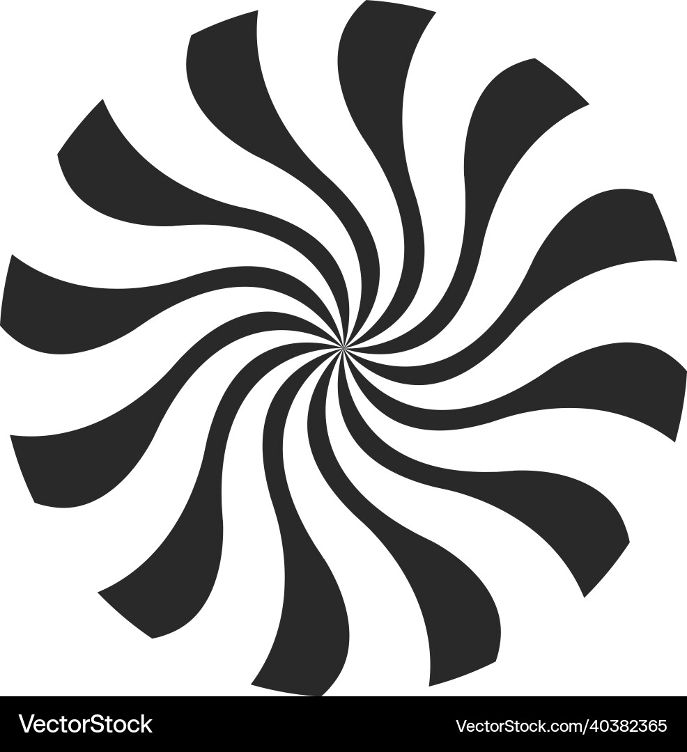 Circle Swirl Vector Abstract Blue Swirl Circle On Transparent Vector