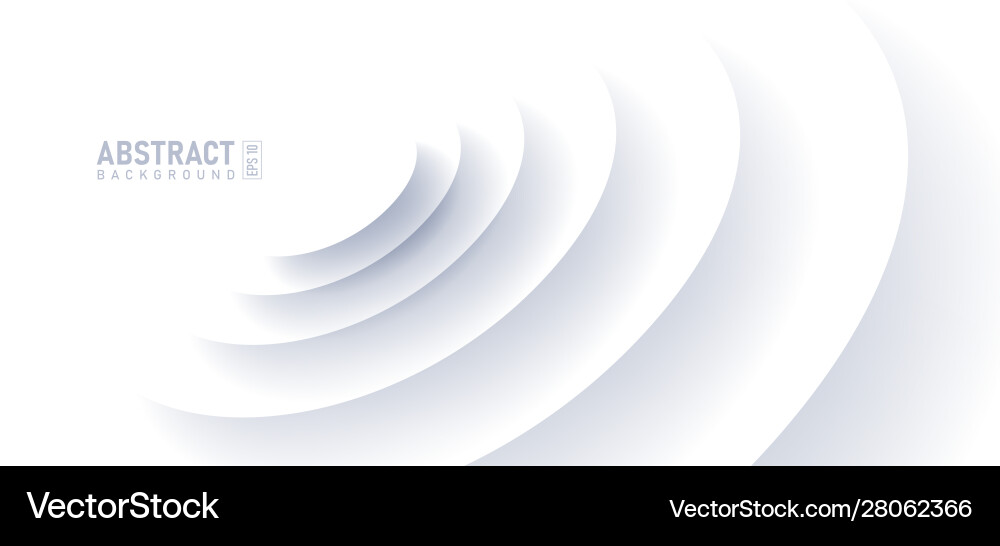 Abstract ripple effect on white background circle Vector Image