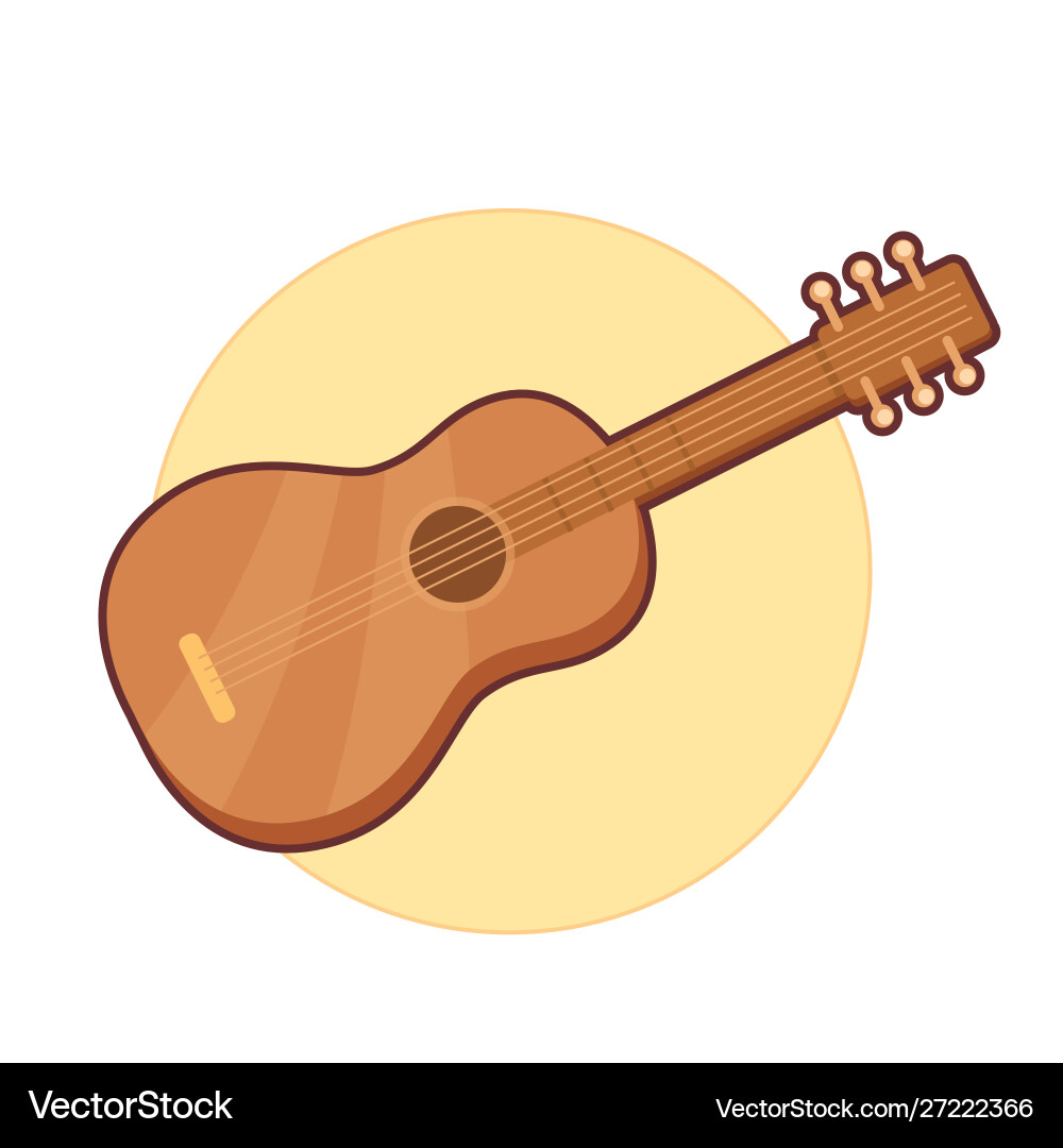 Guitar Royalty Free Vector Image - VectorStock