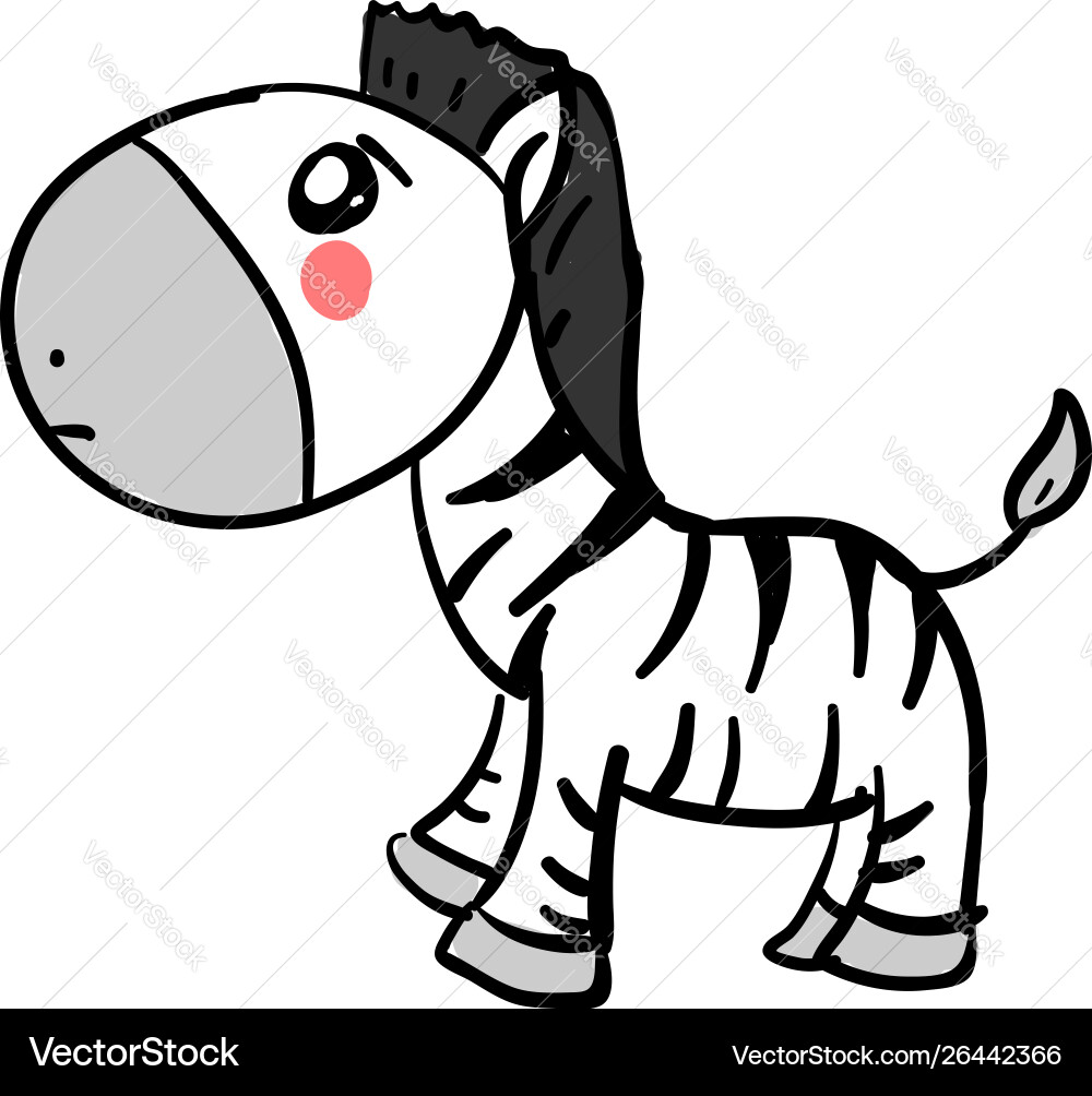 Sad Zebra Vector Images (24)