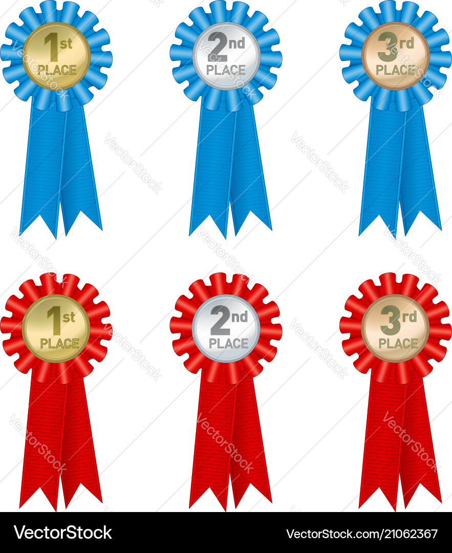 Medal badge rank Royalty Free Vector Image - VectorStock