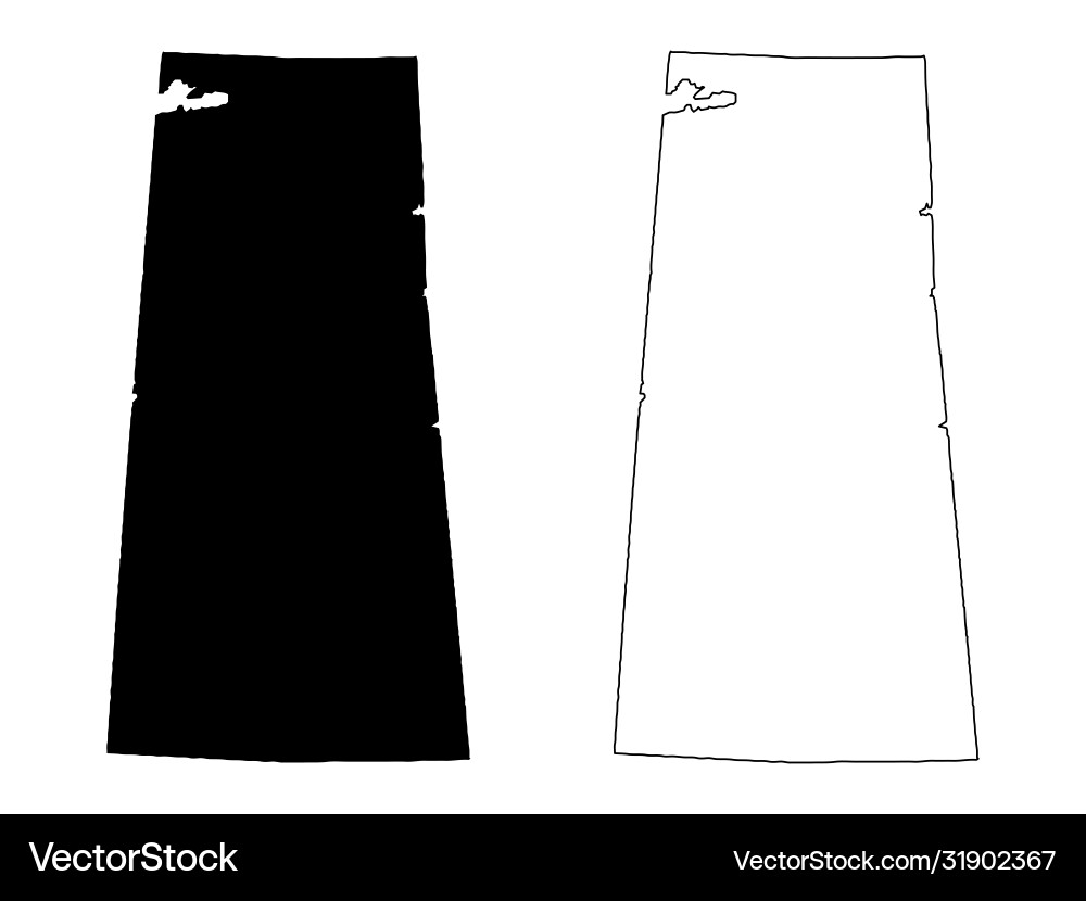 Saskatchewan Map - Black Outline Royalty Free Vector Image