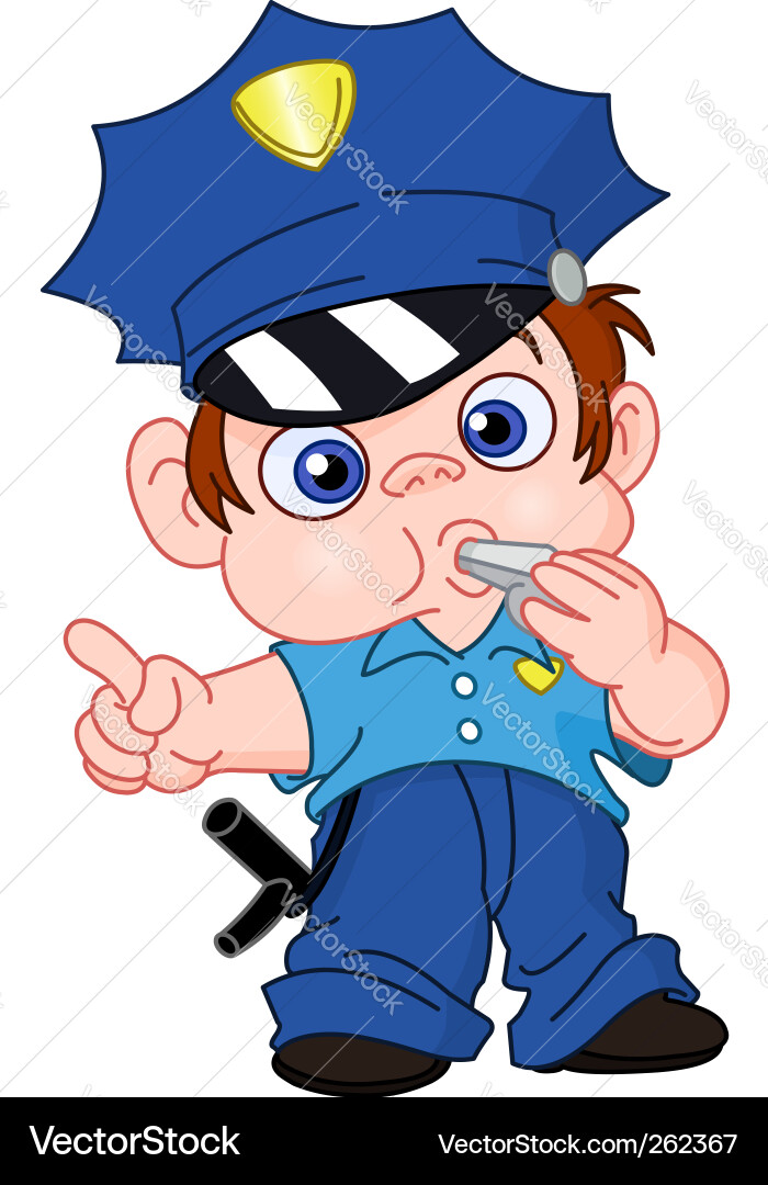 Uniform Police Child Vector Images (over 560)