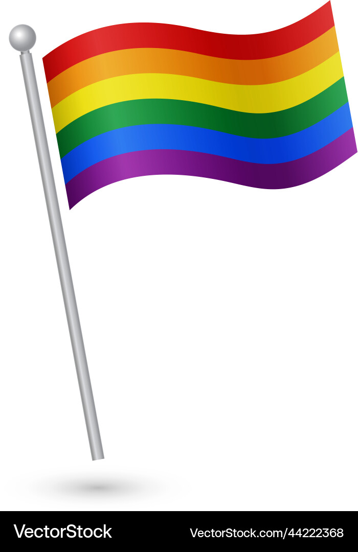 Gay pride flag Royalty Free Vector Image - VectorStock