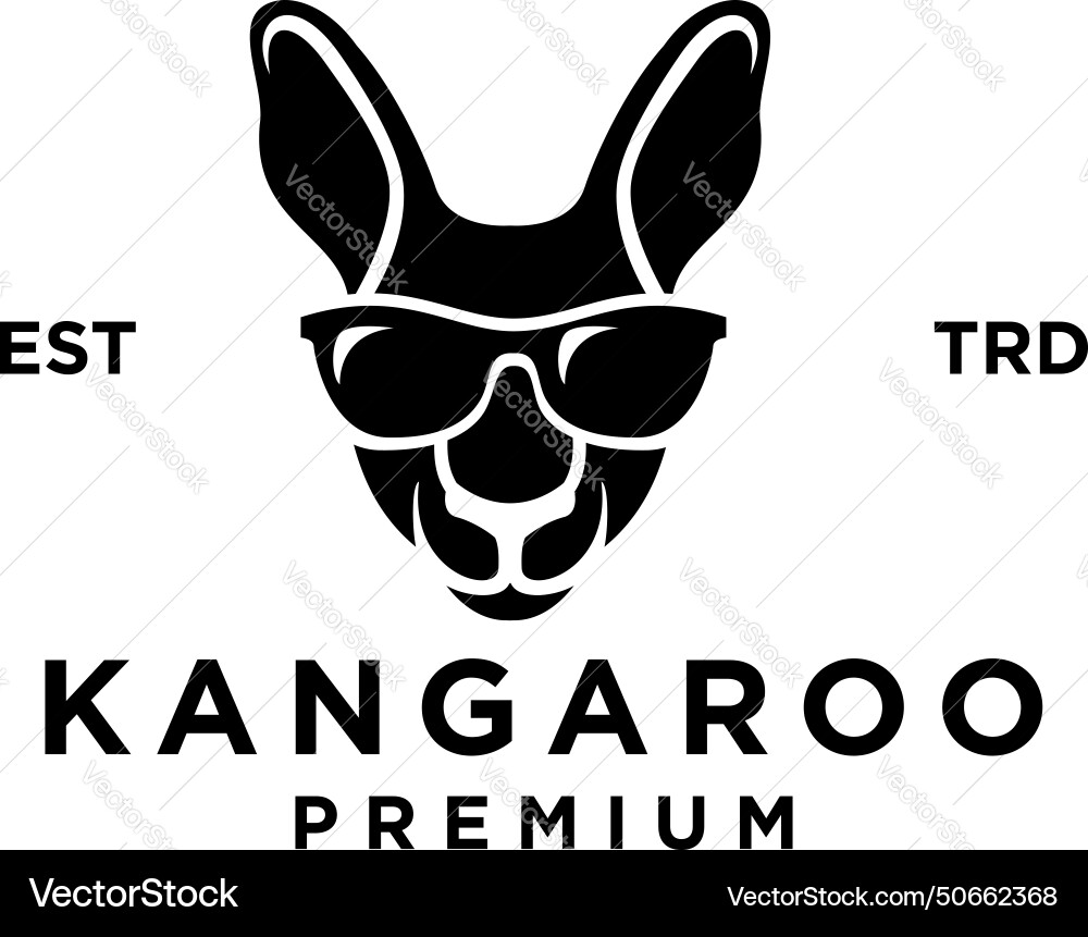 Kangaroo logo icon design Royalty Free Vector Image