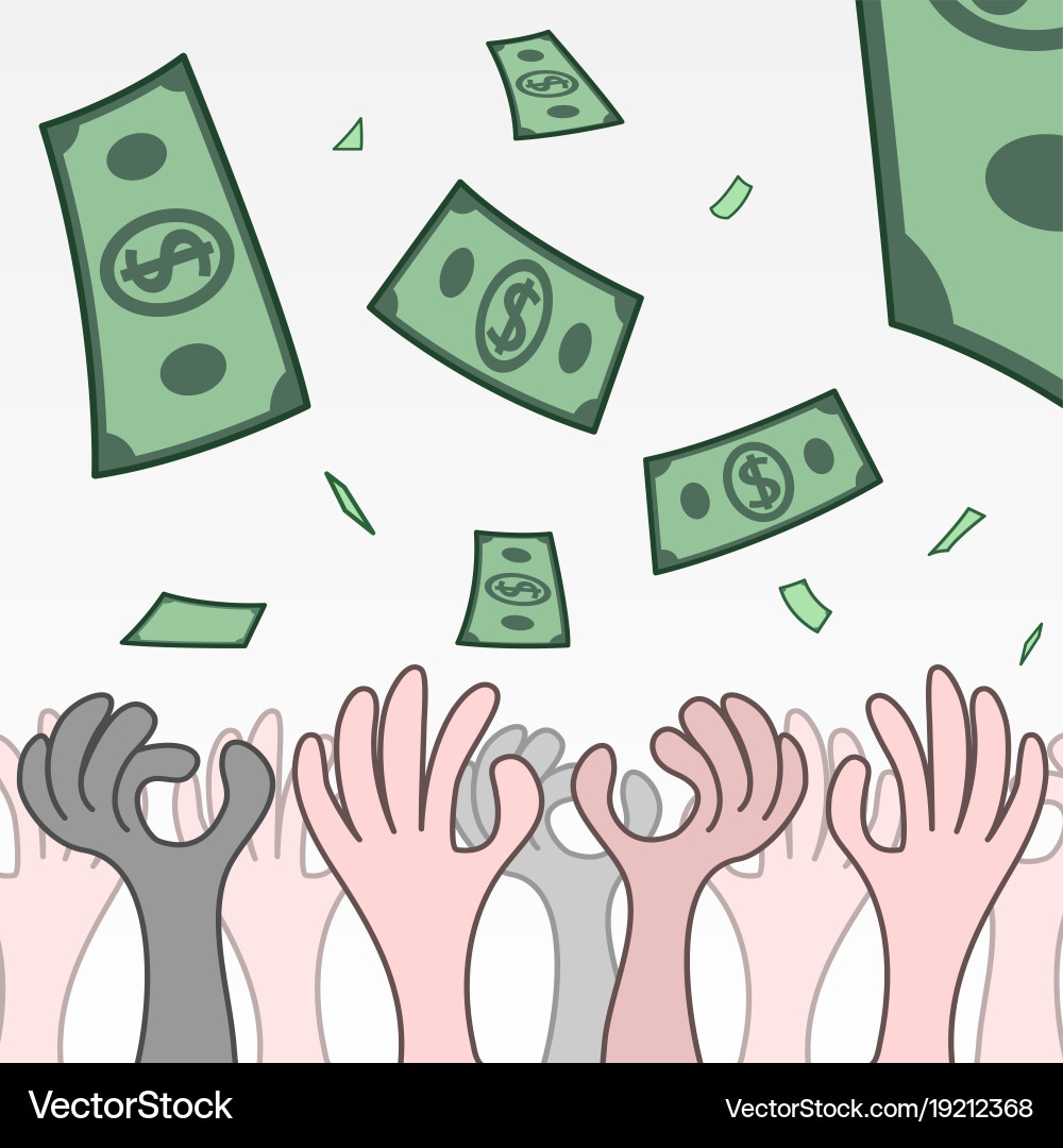 Need for money Royalty Free Vector Image - VectorStock