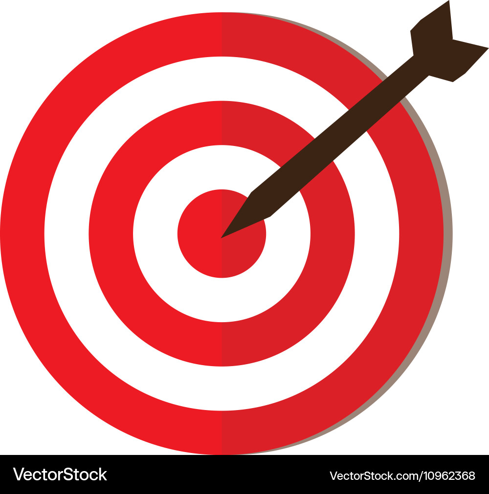 Target arrow Royalty Free Vector Image - VectorStock