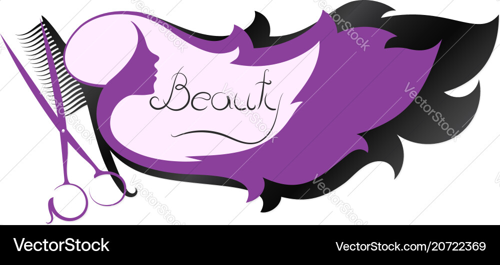 Beauty salon design Royalty Free Vector Image - VectorStock