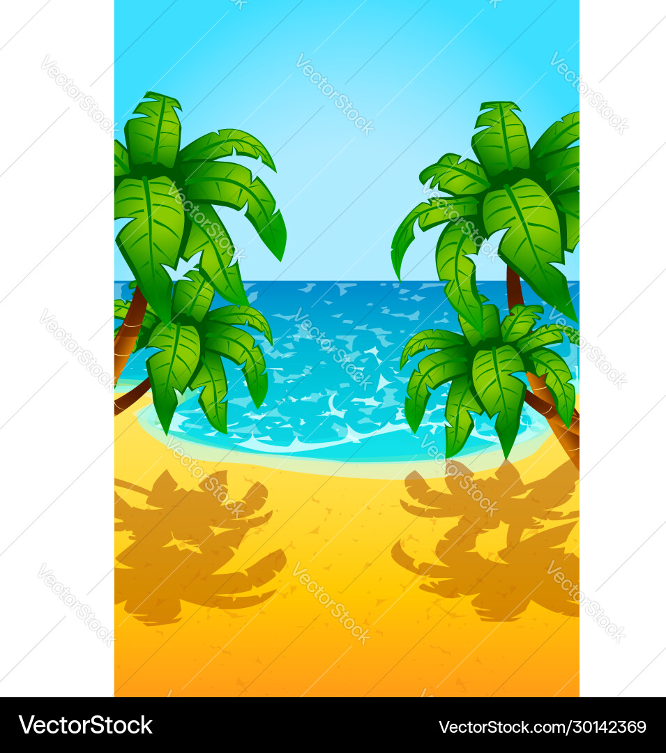 Island party12 Royalty Free Vector Image - VectorStock