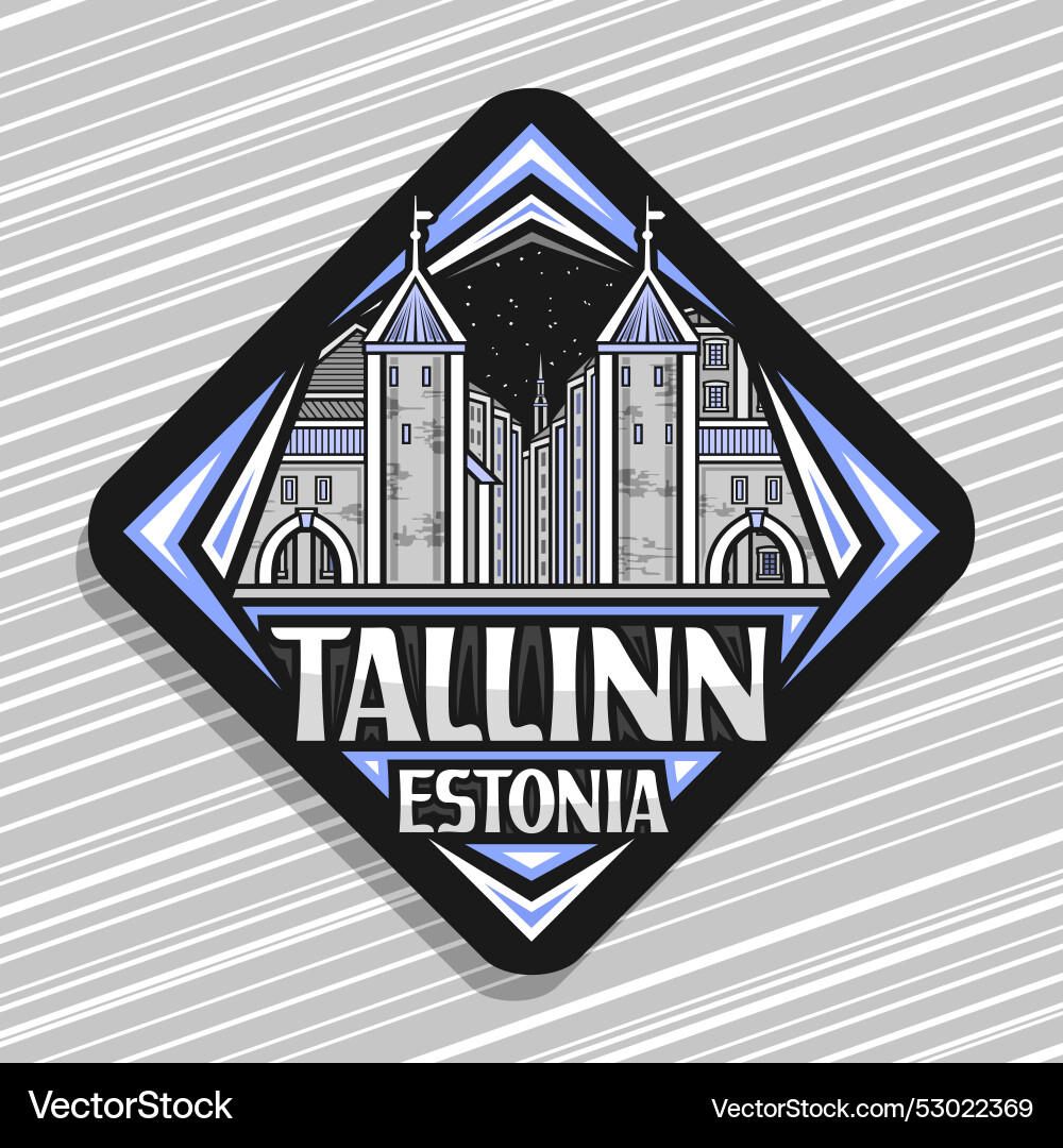 Logo for tallinn Royalty Free Vector Image - VectorStock