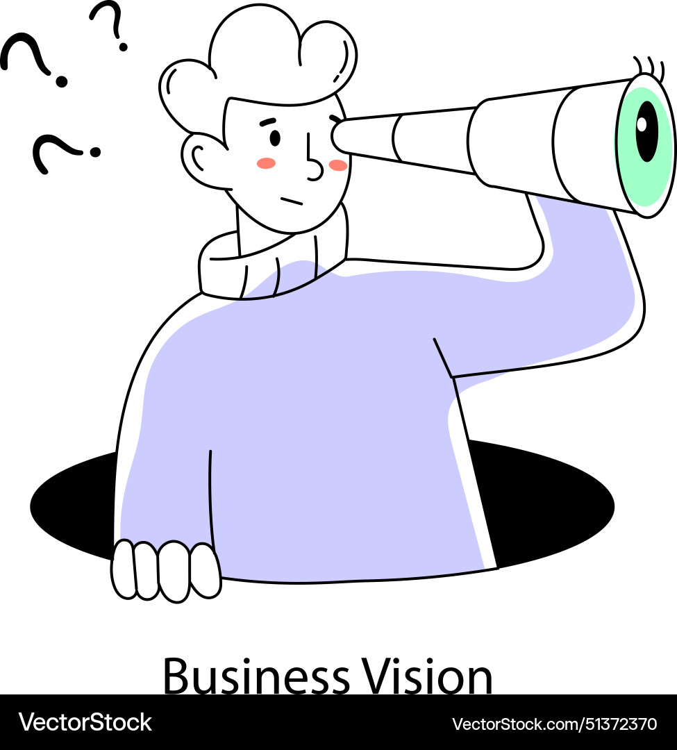 Business vision Royalty Free Vector Image - VectorStock