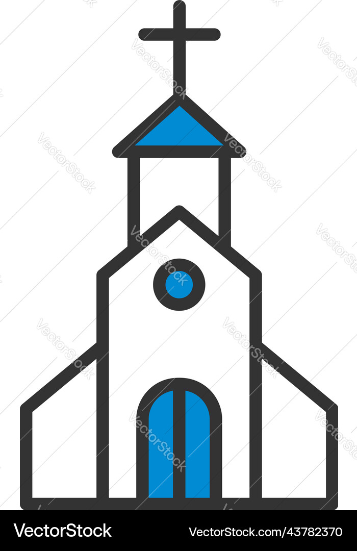 Church Building Icon Royalty Free Vector Image